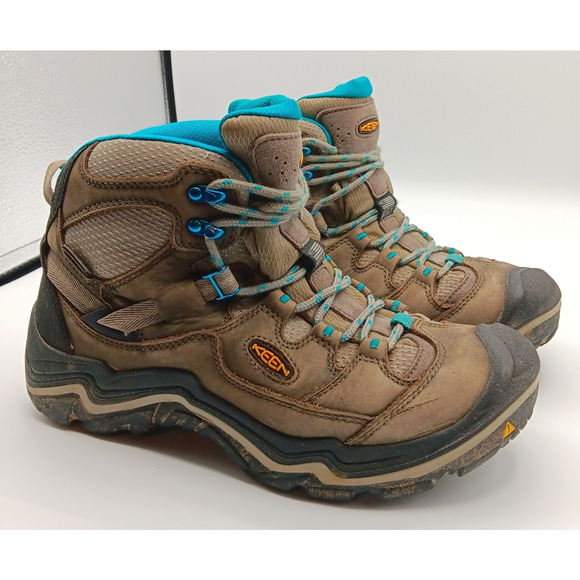 Keen | Shoes | Keen Boots Wn 95 Brown Durand Mid Height Waterproof ...